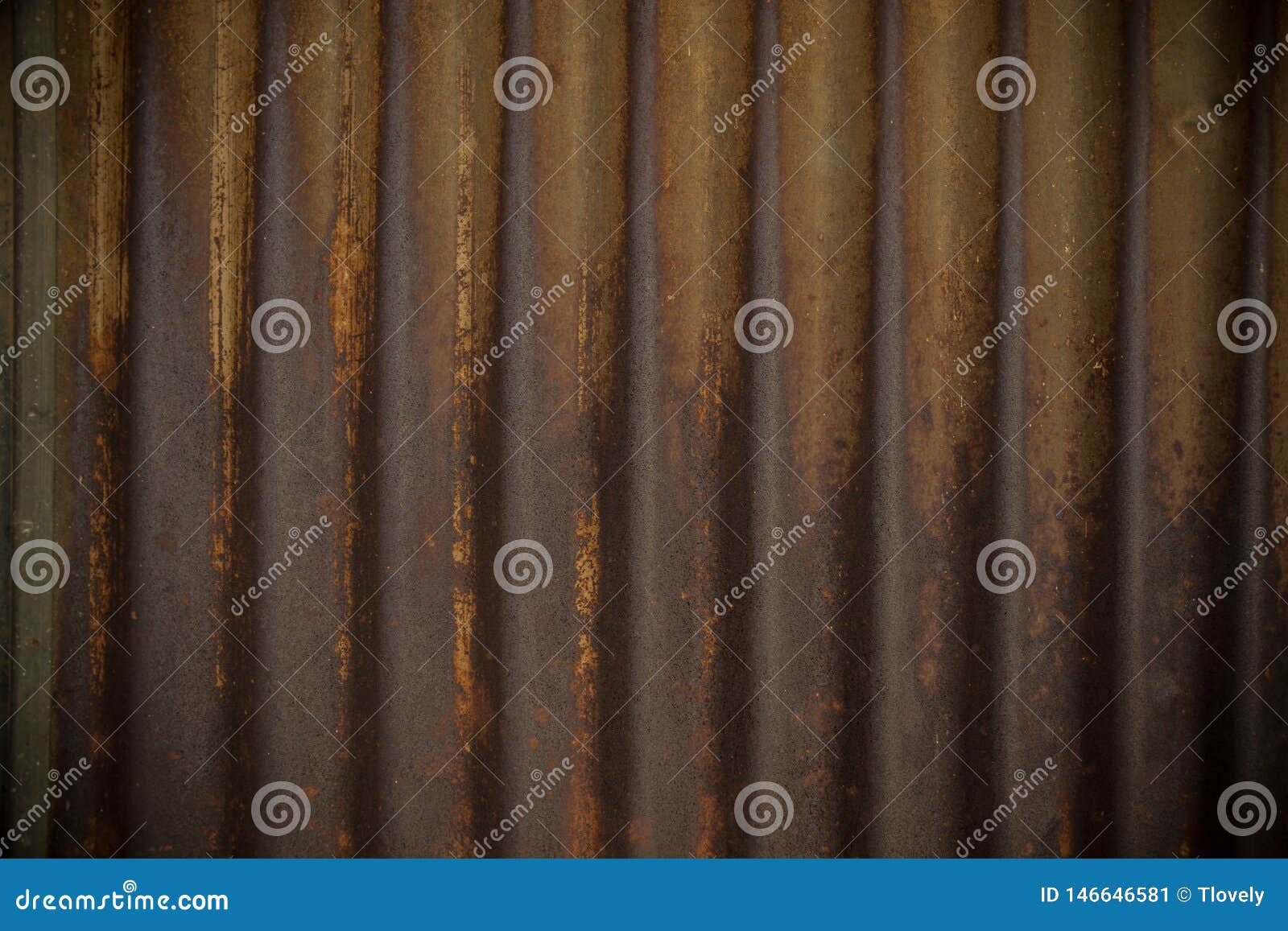 Old rusty zinc plat wall stock image. Image of construction - 146646581