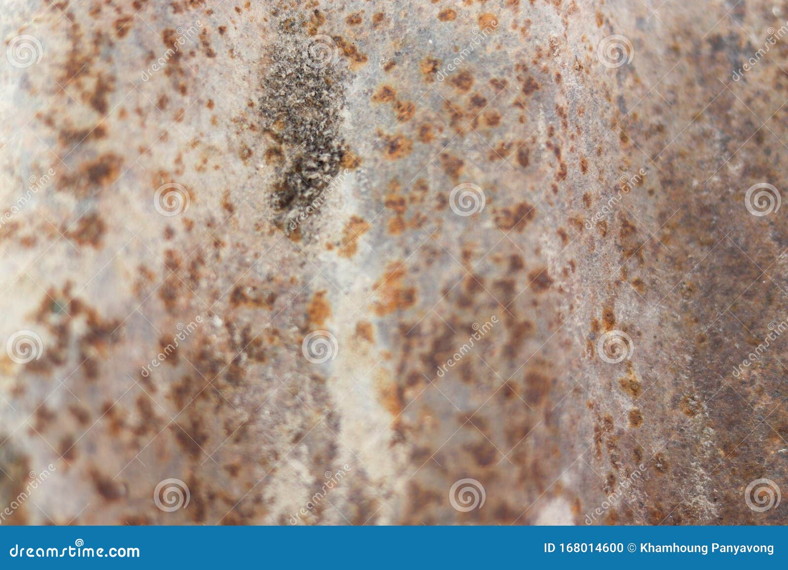 Old Rusty Zinc Sheet with Rough and Spotted Surface with Selective ...