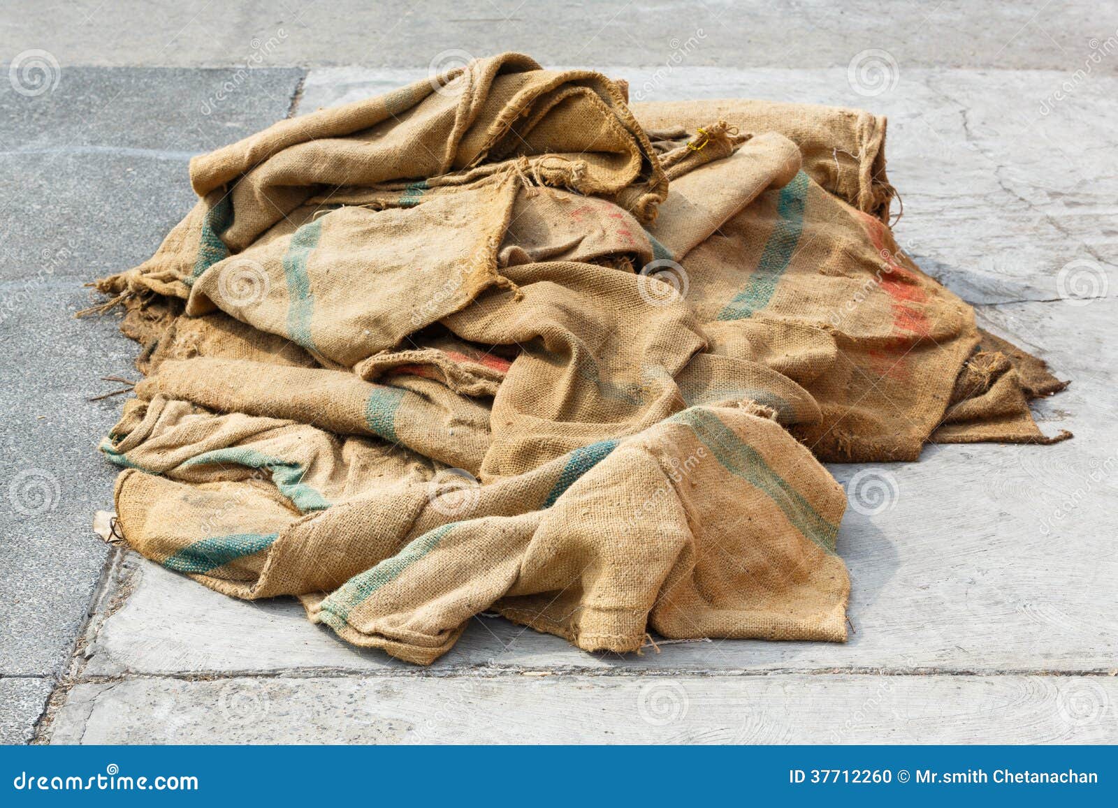Old sacks stock photo. Image of concrete, burlap, linen - 37712260