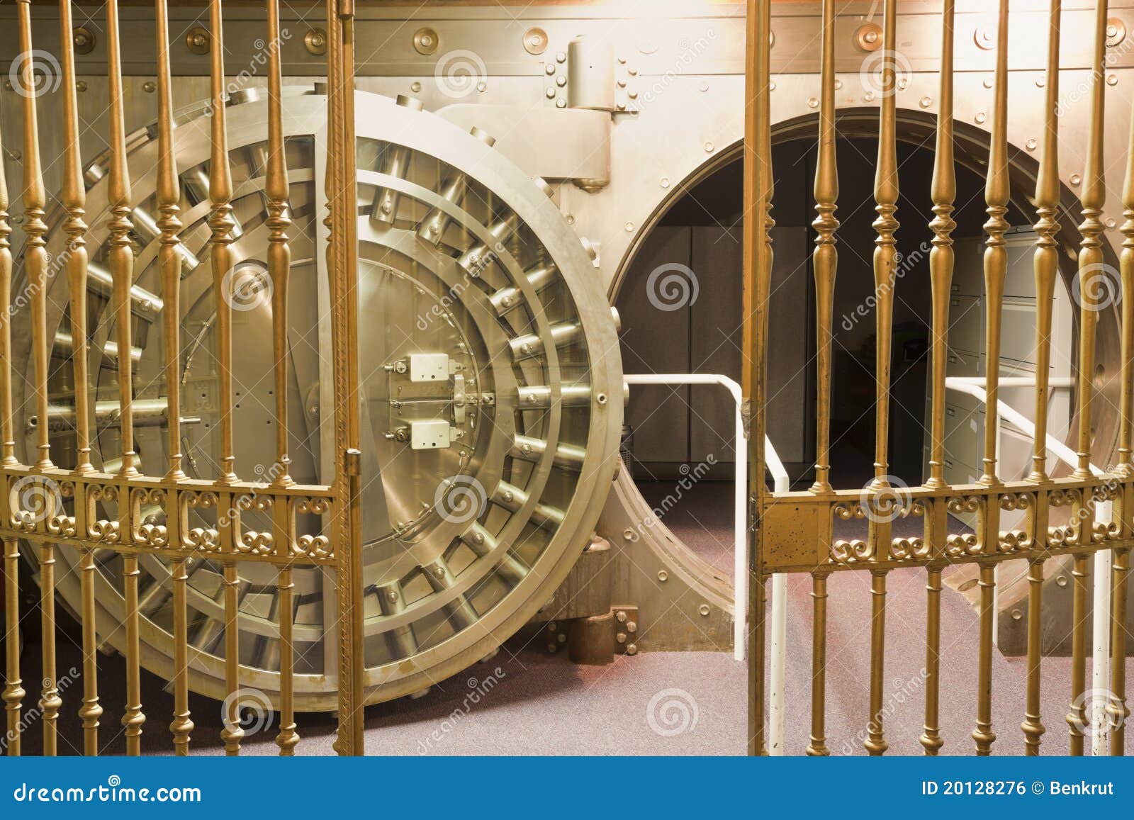 Old safe stock photo. Image of curve, vaulted, metal - 20128276