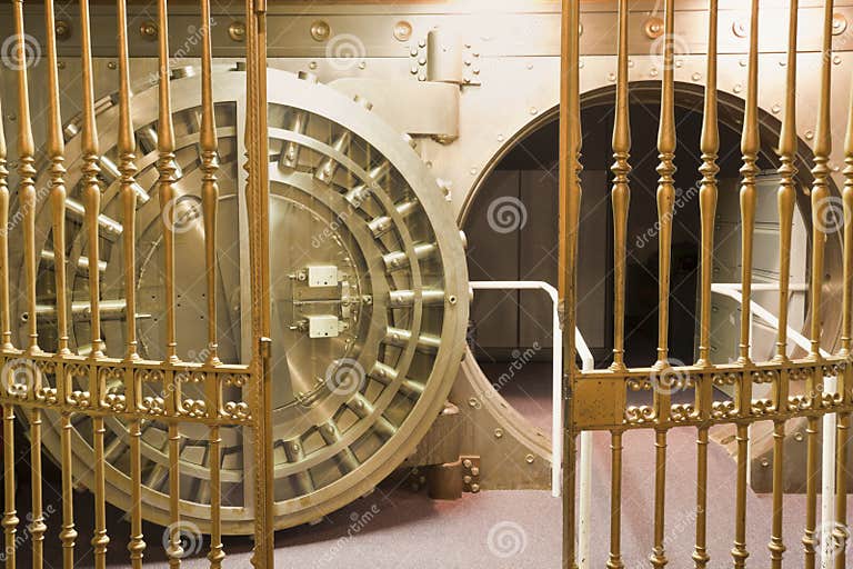 Old safe stock photo. Image of curve, vaulted, metal - 20128276