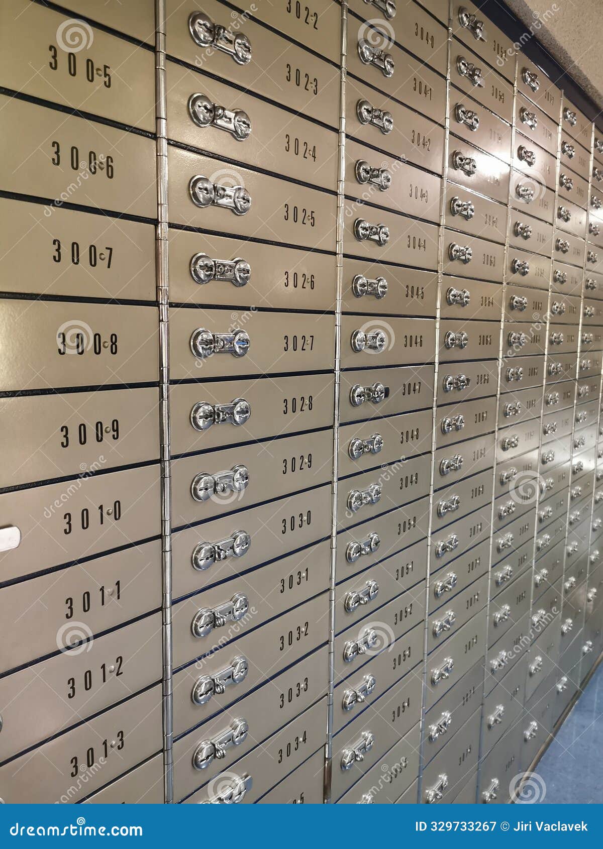 Old Safe Deposit Boxes in the Bank Stock Image - Image of nice, store ...