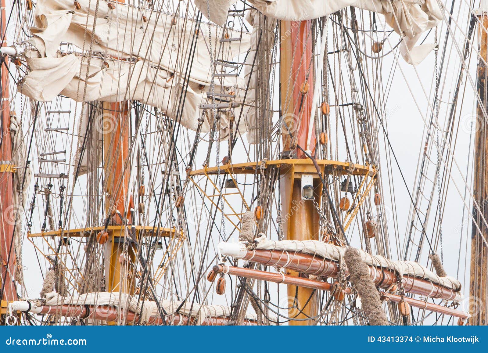 Old Sail and Old Ship Masts Stock Photo - Image of marine, summer: 43413374