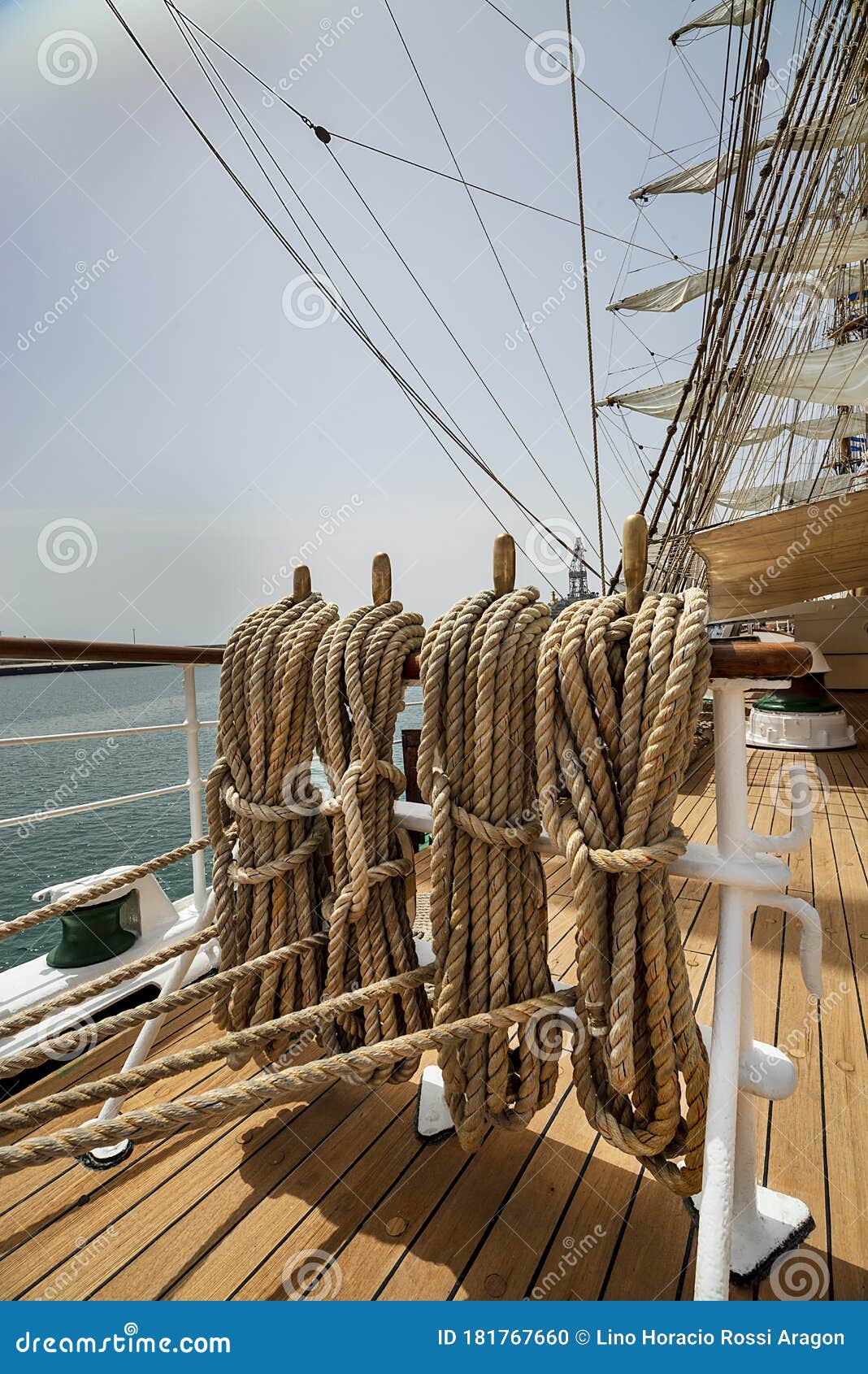 Old sail rigging stock photo. Image of sailboat, sail - 181767660