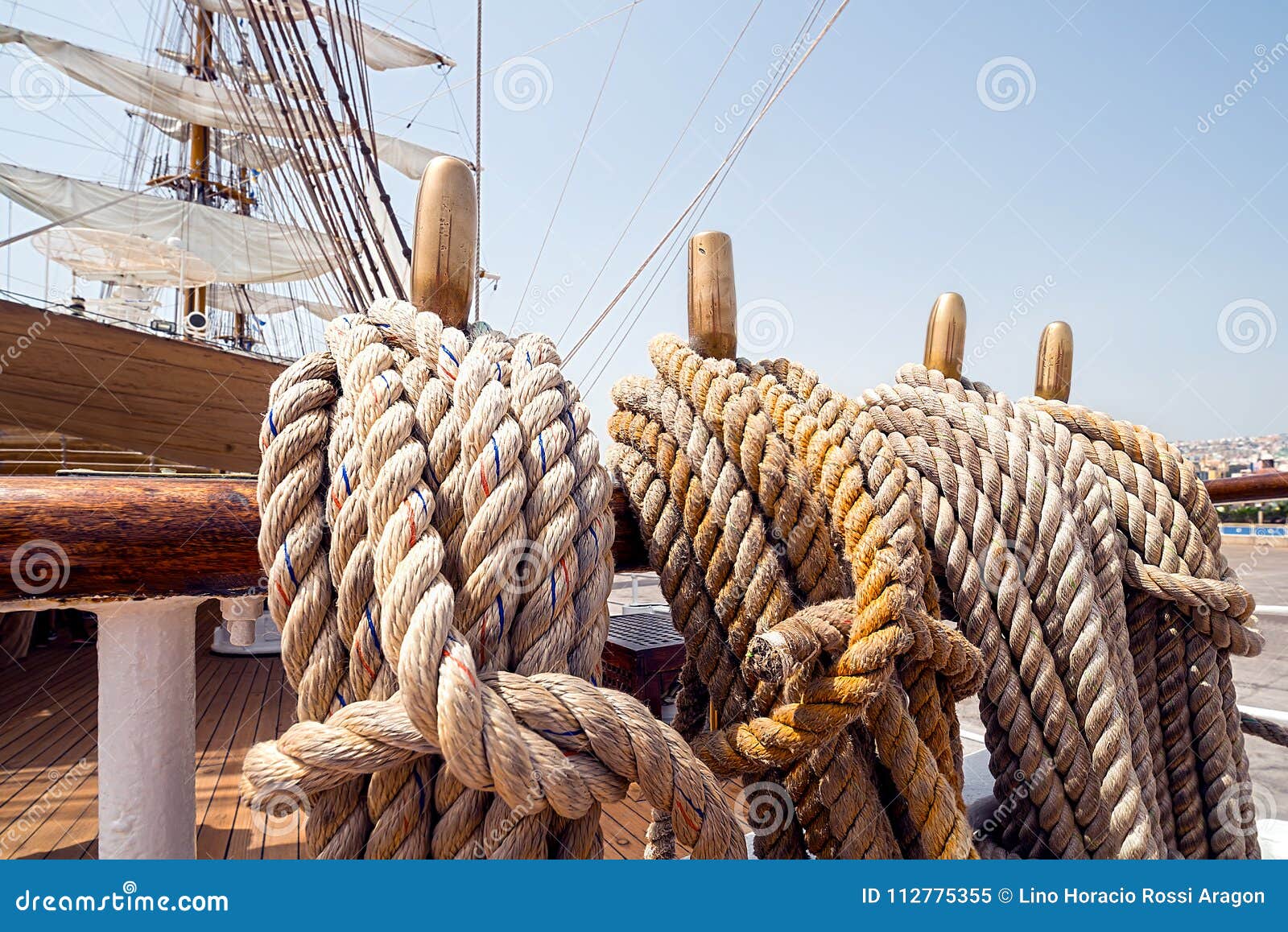 Old sail rigging stock image. Image of vessel, wood - 112775355