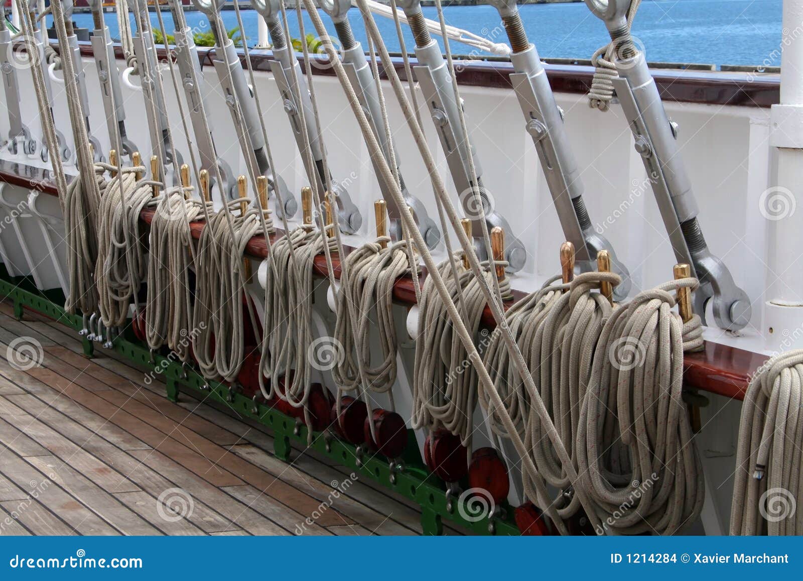 Old sailboat rig stock photo. Image of mast, teak, ocean - 1214284