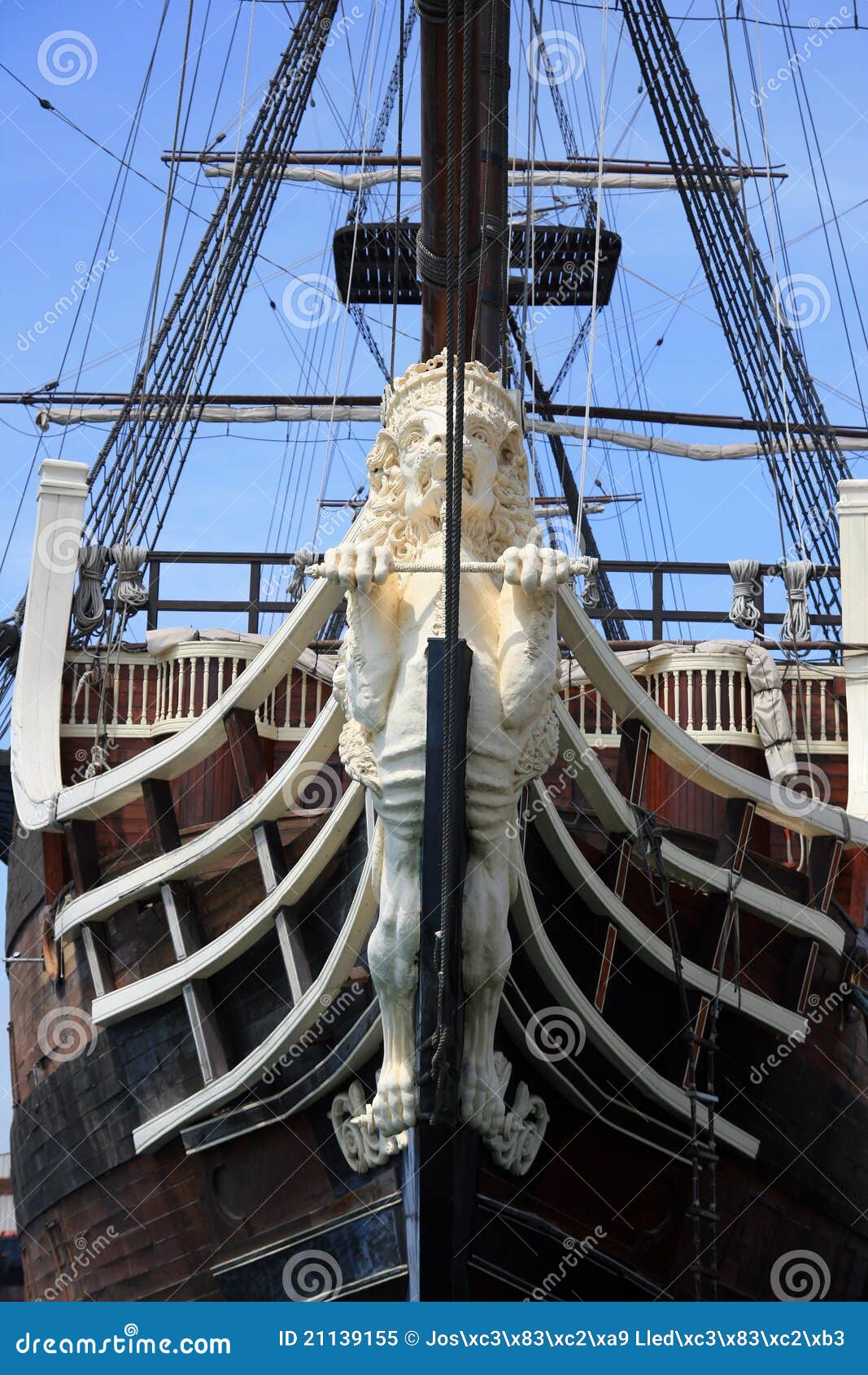 Old sailing boat stock image. Image of ancient, sailing - 21139155