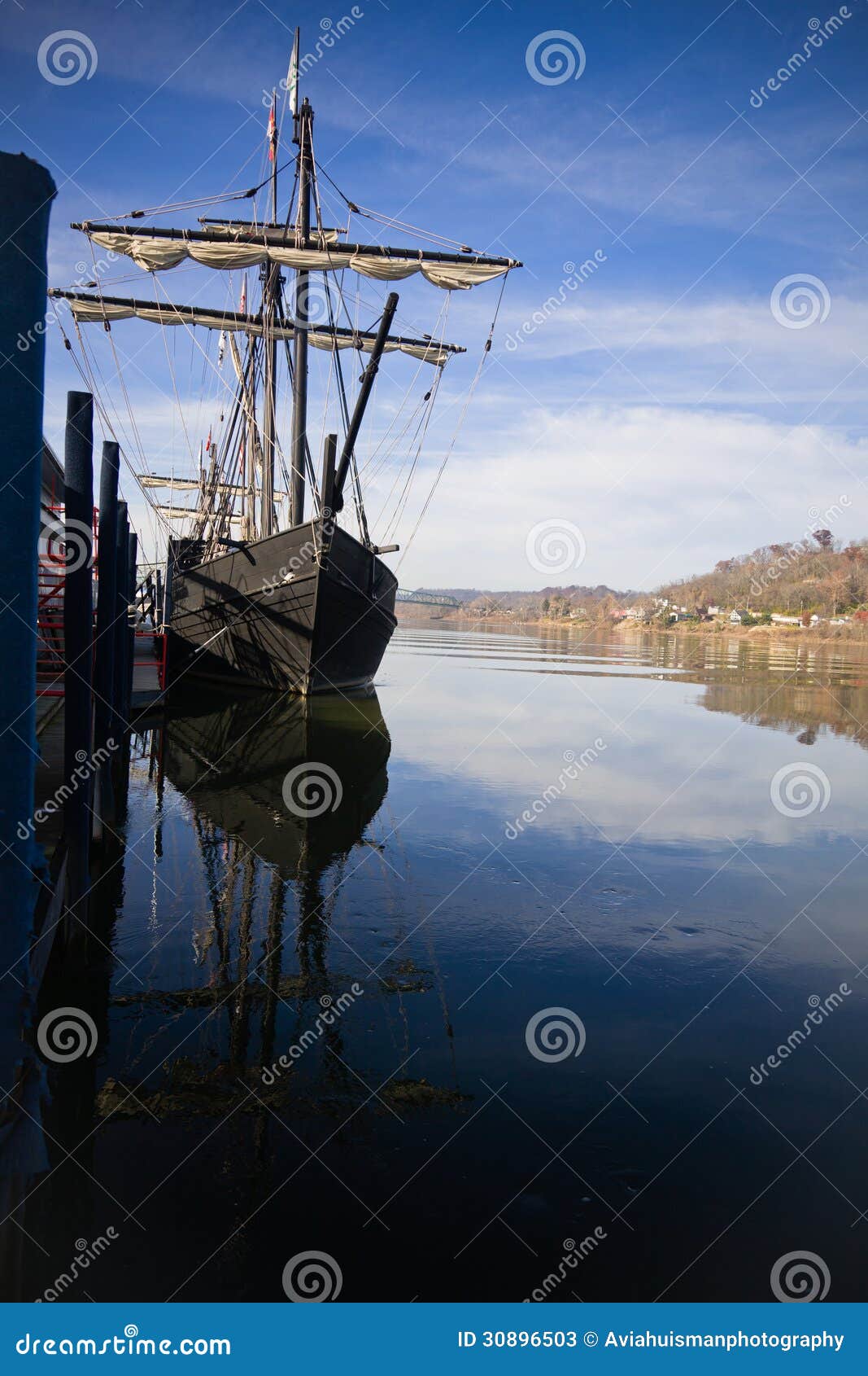 Old Sailing Ship stock image. Image of explore, historic - 30896503