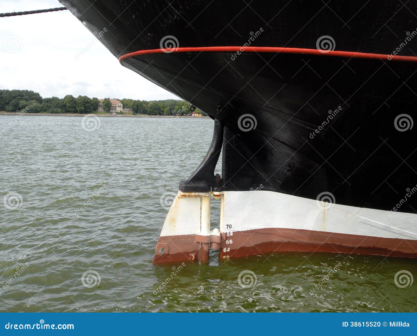 Old sailing ship rudder stock photo. Image of surface - 38615520
