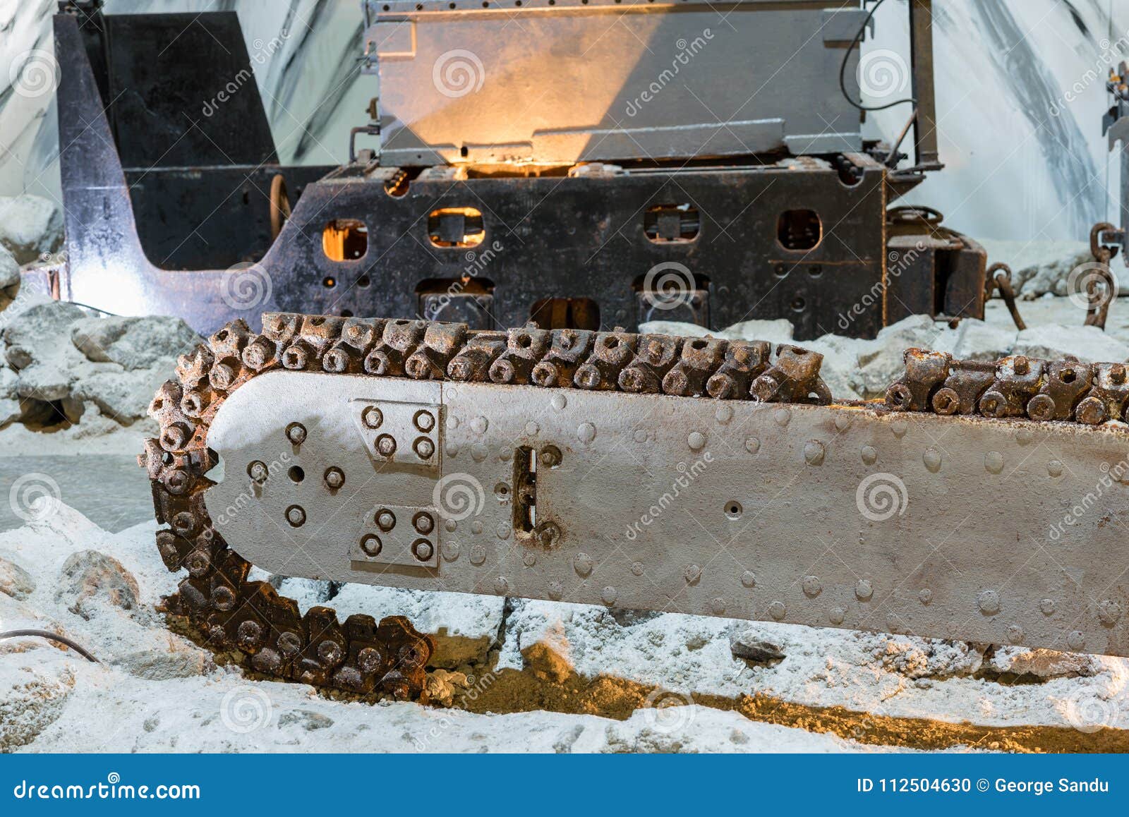 Old Salt Mine Excavation Equipment Stock Photo - Image of driven ...