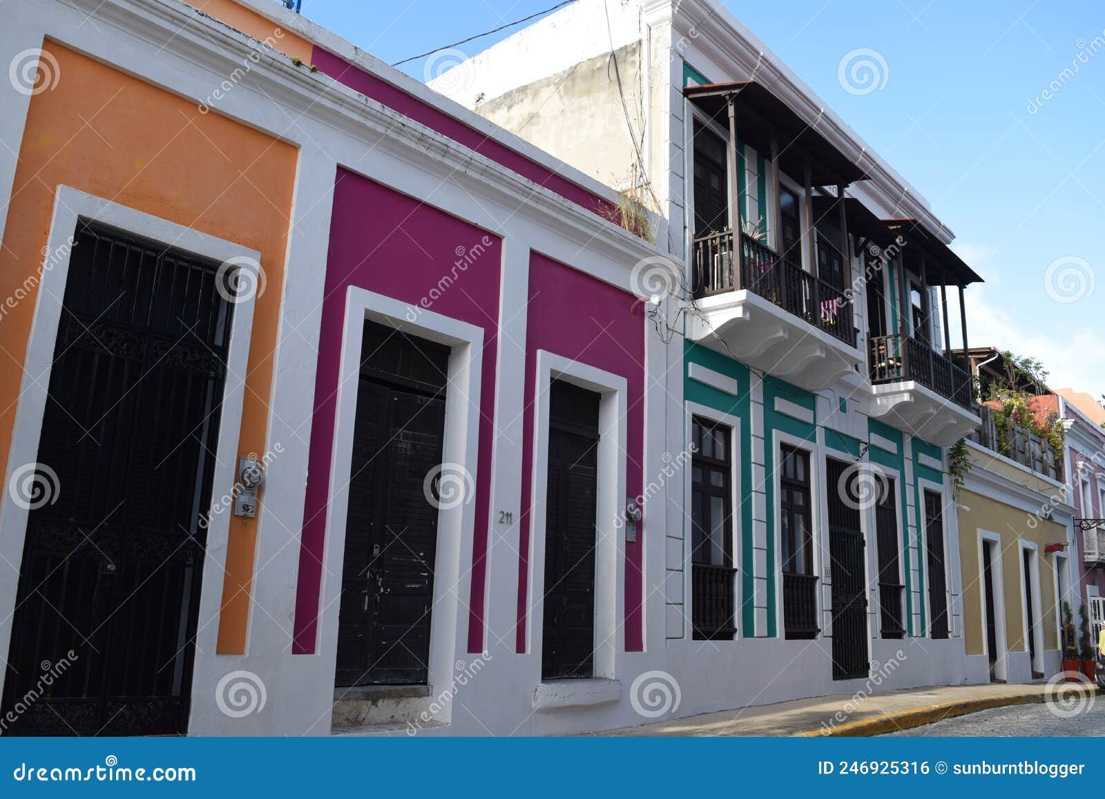 Old san juan, puerto rico editorial photo. Image of rico - 246925316