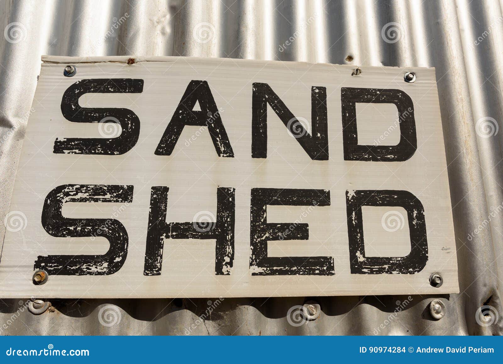 Old sand shed sign stock photo. Image of steam, sign - 90974284