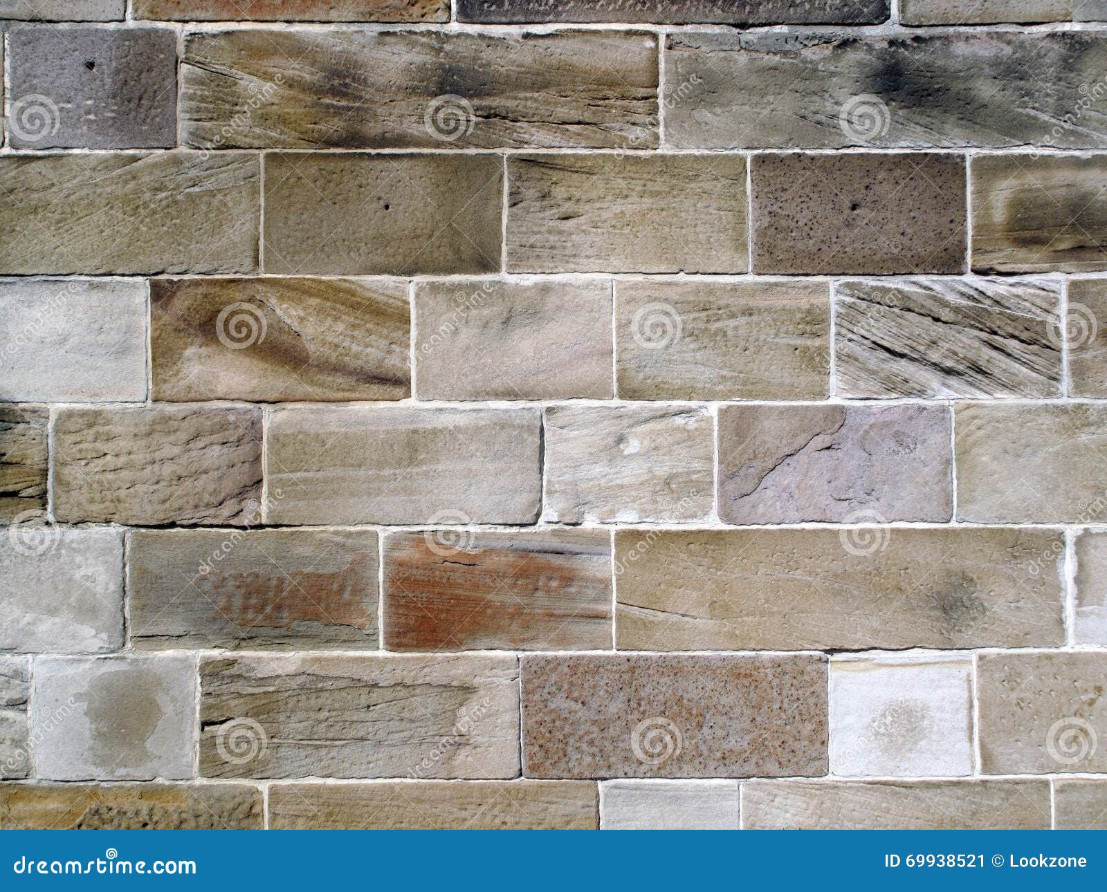 Old Sandstone Block Wall. stock image. Image of arranged - 69938521