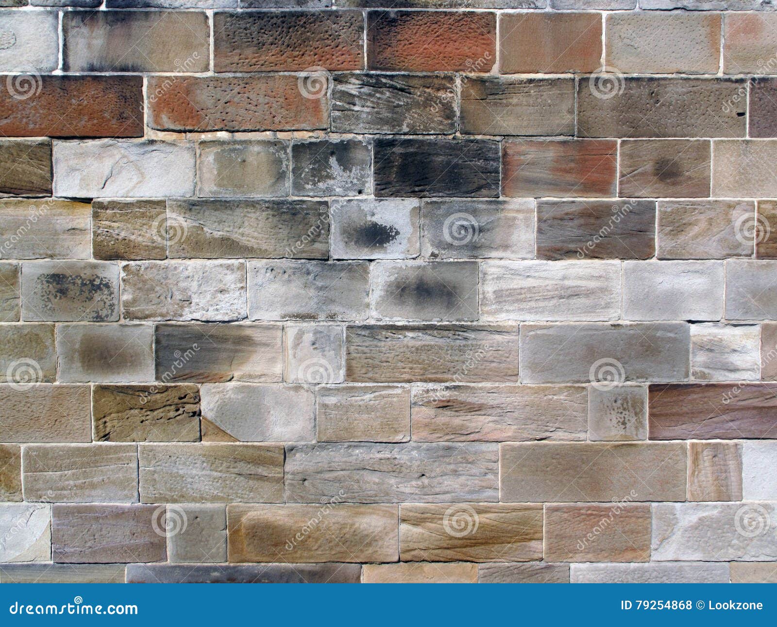 Old Sandstone Block Wall. stock photo. Image of gritty - 79254868