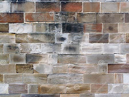 Old Sandstone Block Wall. stock photo. Image of gritty - 79254868