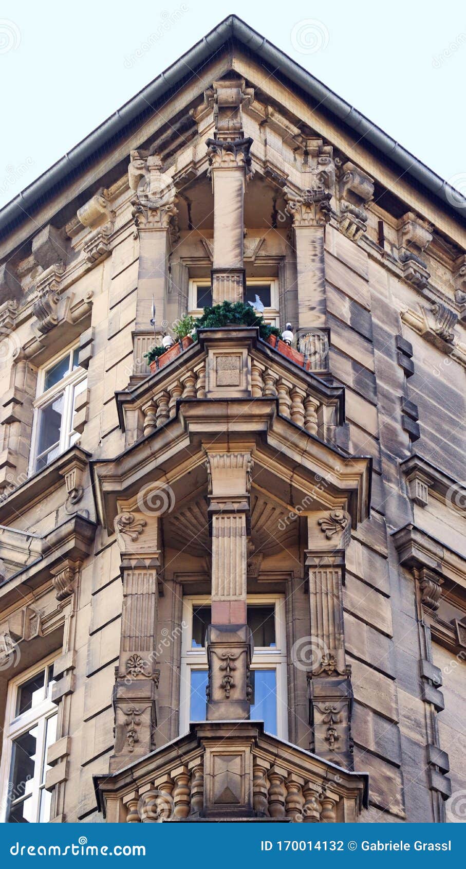 Decorative Corner Of Building Royalty-Free Stock Photography ...
