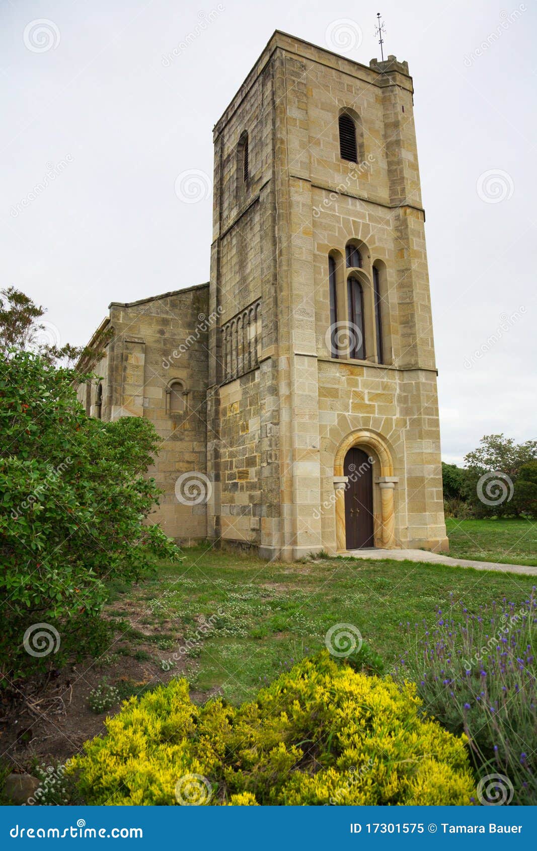 Old Sandstone Church in Tasmania Stock Image - Image of buildings ...