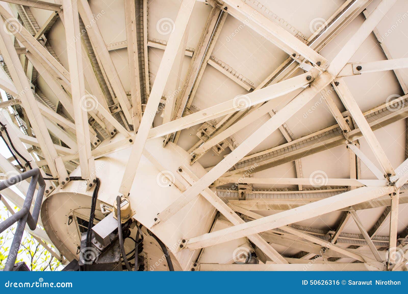 Old satellite dish. stock photo. Image of rear, outdoor - 50626316