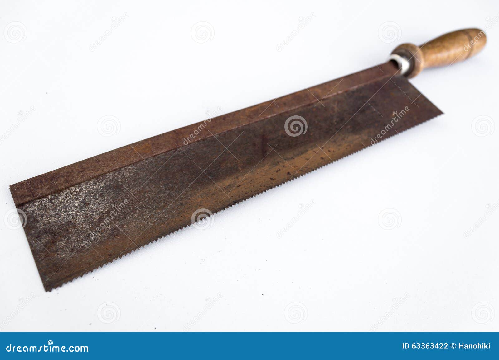 Old Saw / Rusty Handsaws Isolated - Vintage Tools on White Background ...