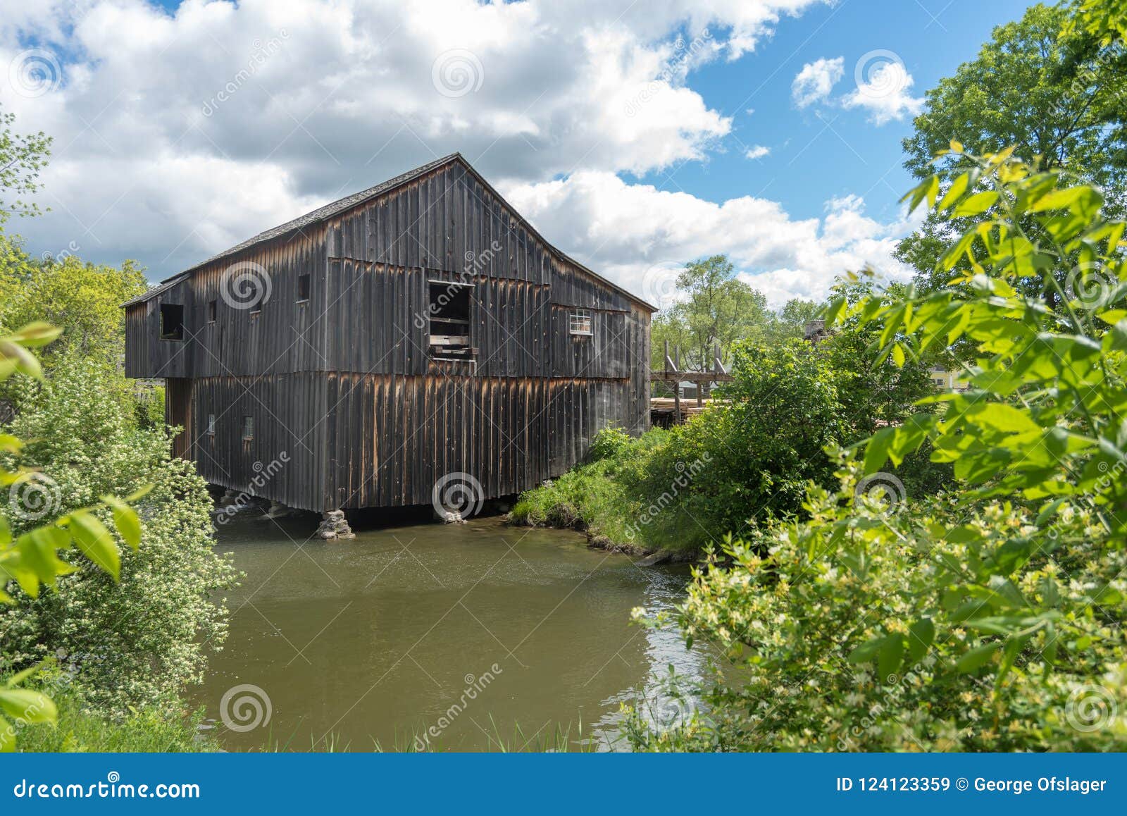 Old Sawmill in Upper Canada Village, Ontario Stock Image - Image of ...