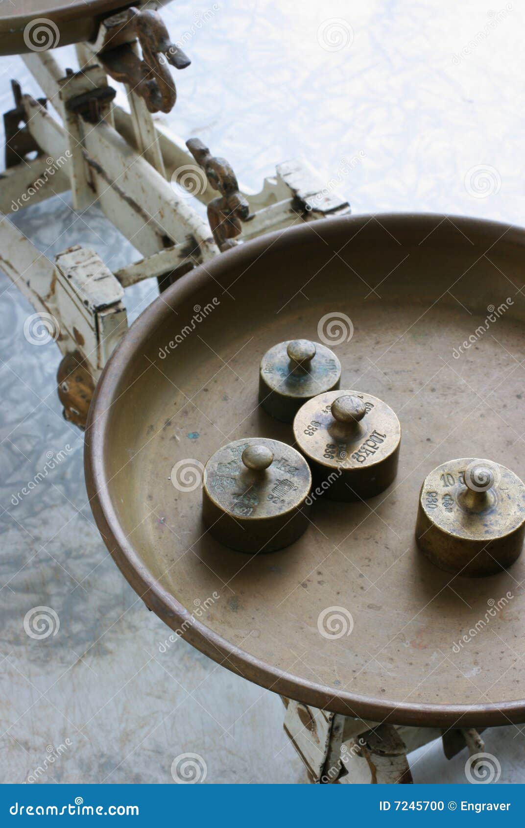 Old scale stock photo. Image of weights, white, symbolic - 7245700