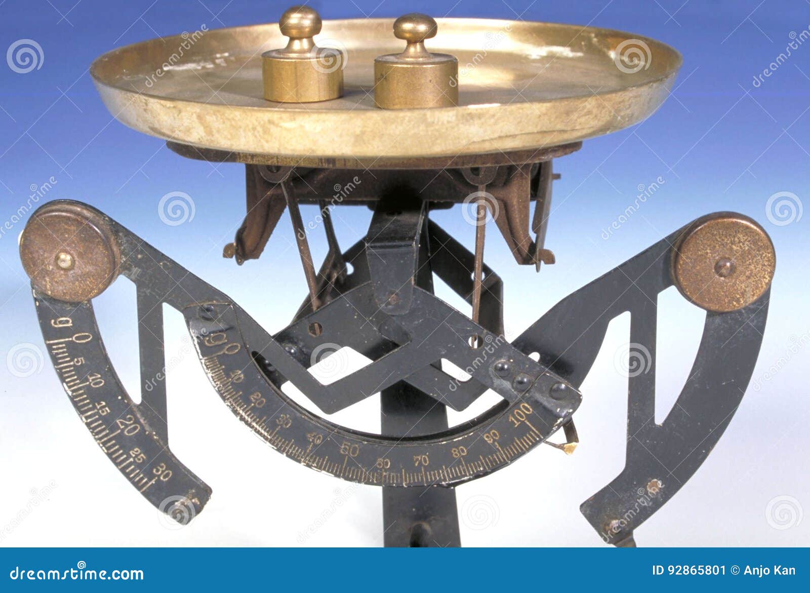 An old scale stock image. Image of metallic, rustic, metal - 92865801