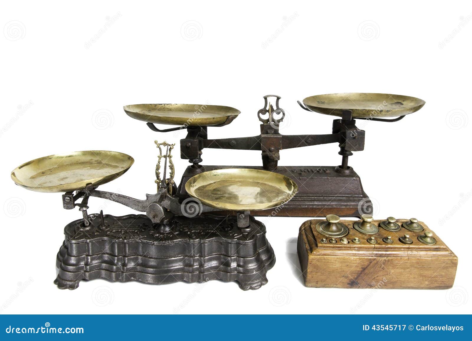 Old Scale with Weight Measures Stock Image - Image of handwork, artisan ...