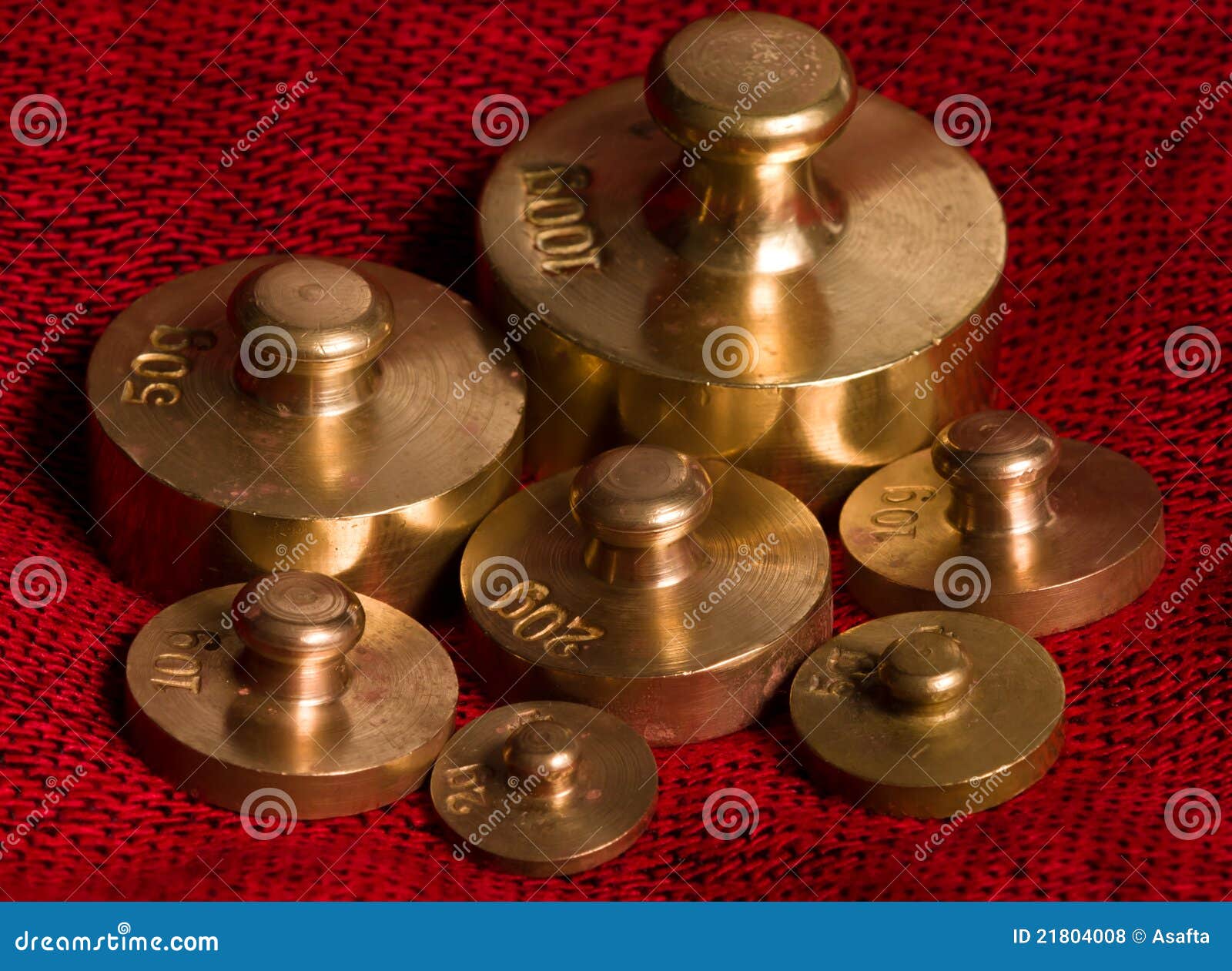 Old scale weights stock photo. Image of measurement, brass - 21804008