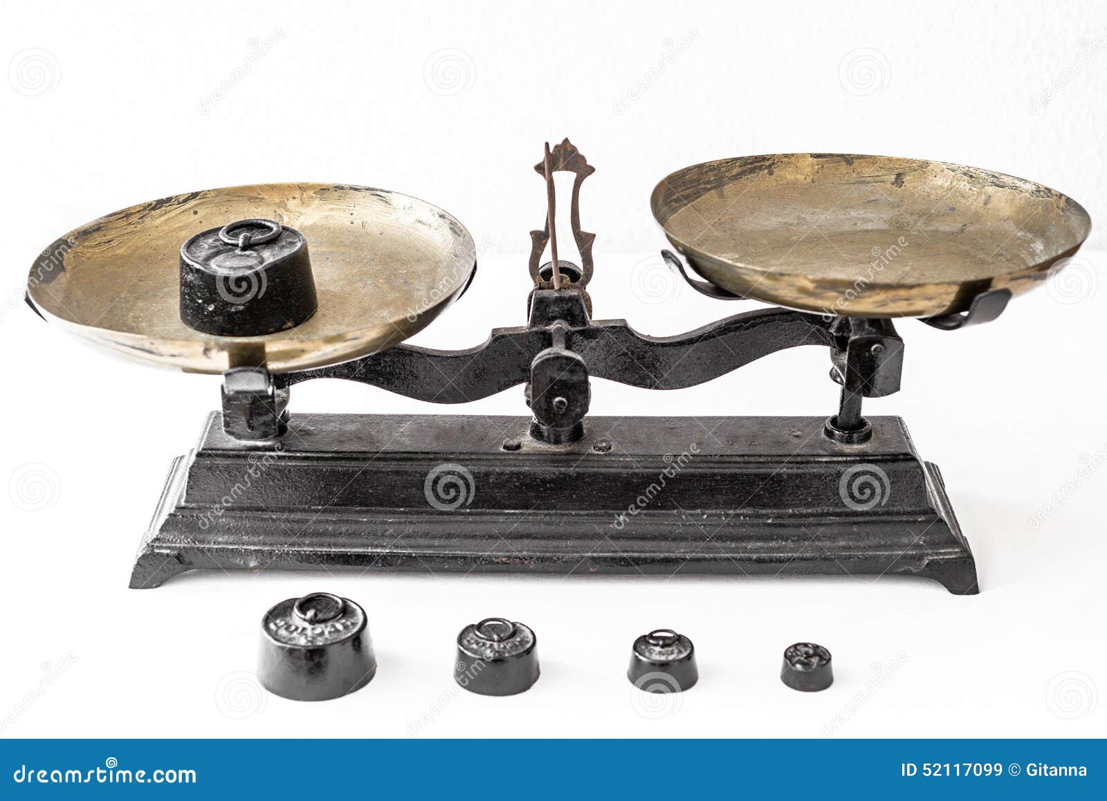 Old scales stock image. Image of scale, concept, vintage - 52117099