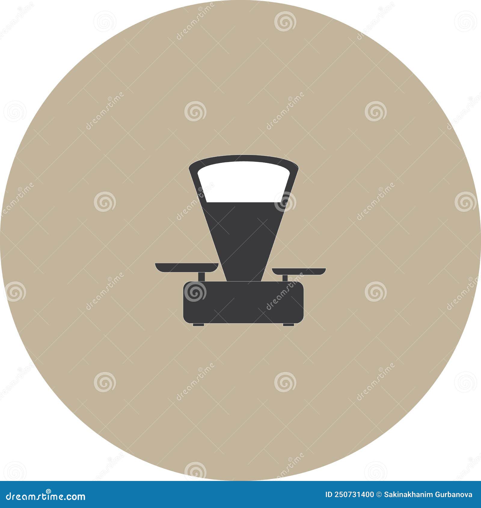 Old Scales Icon. Illustration of Old Scales Icon for Web Design Stock ...