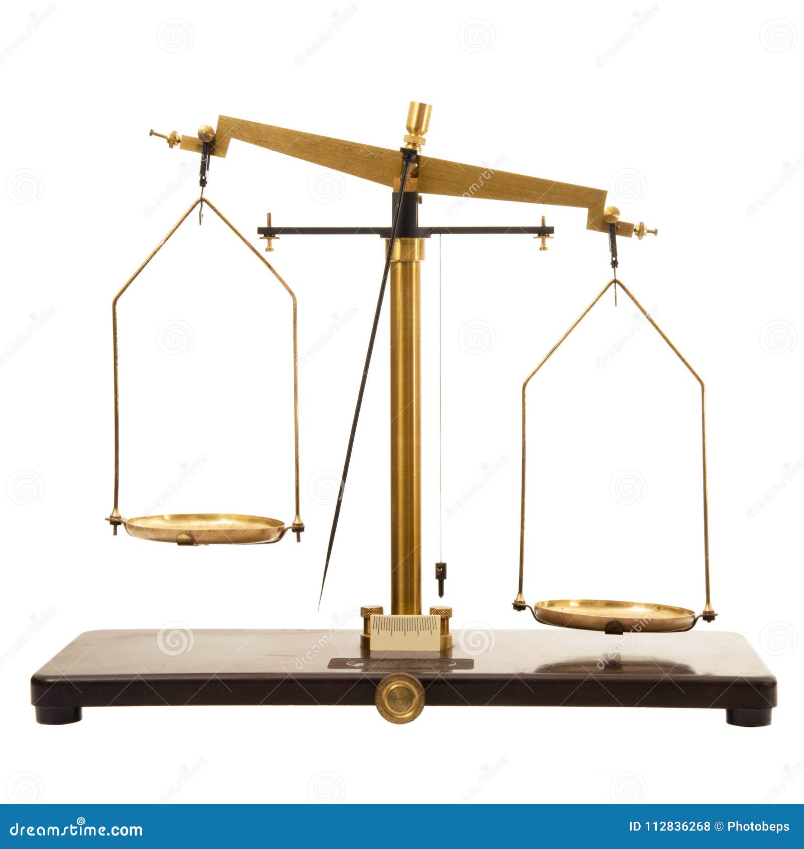 Old Scales in White Background Stock Photo - Image of precise, concept ...