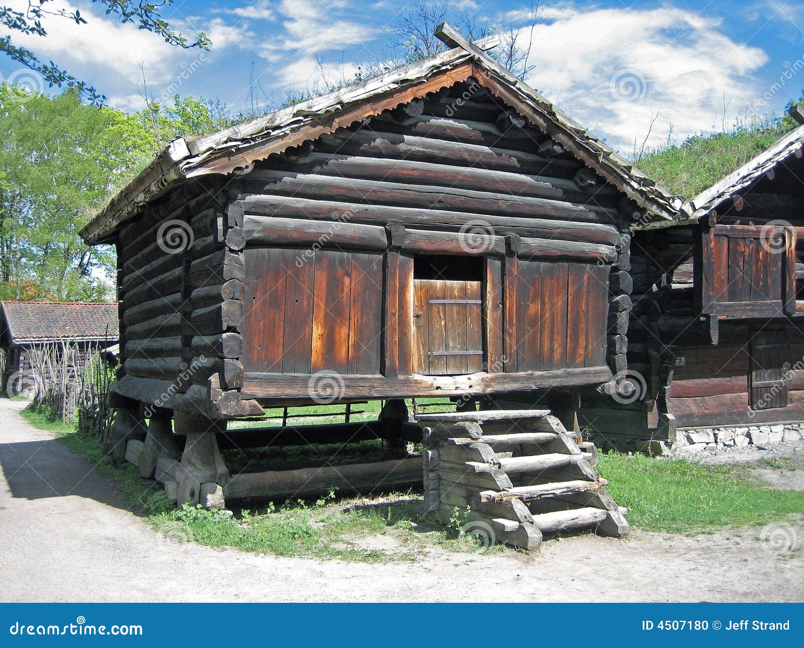 Old Scandinavian Barn stock photo. Image of danish, farm - 4507180