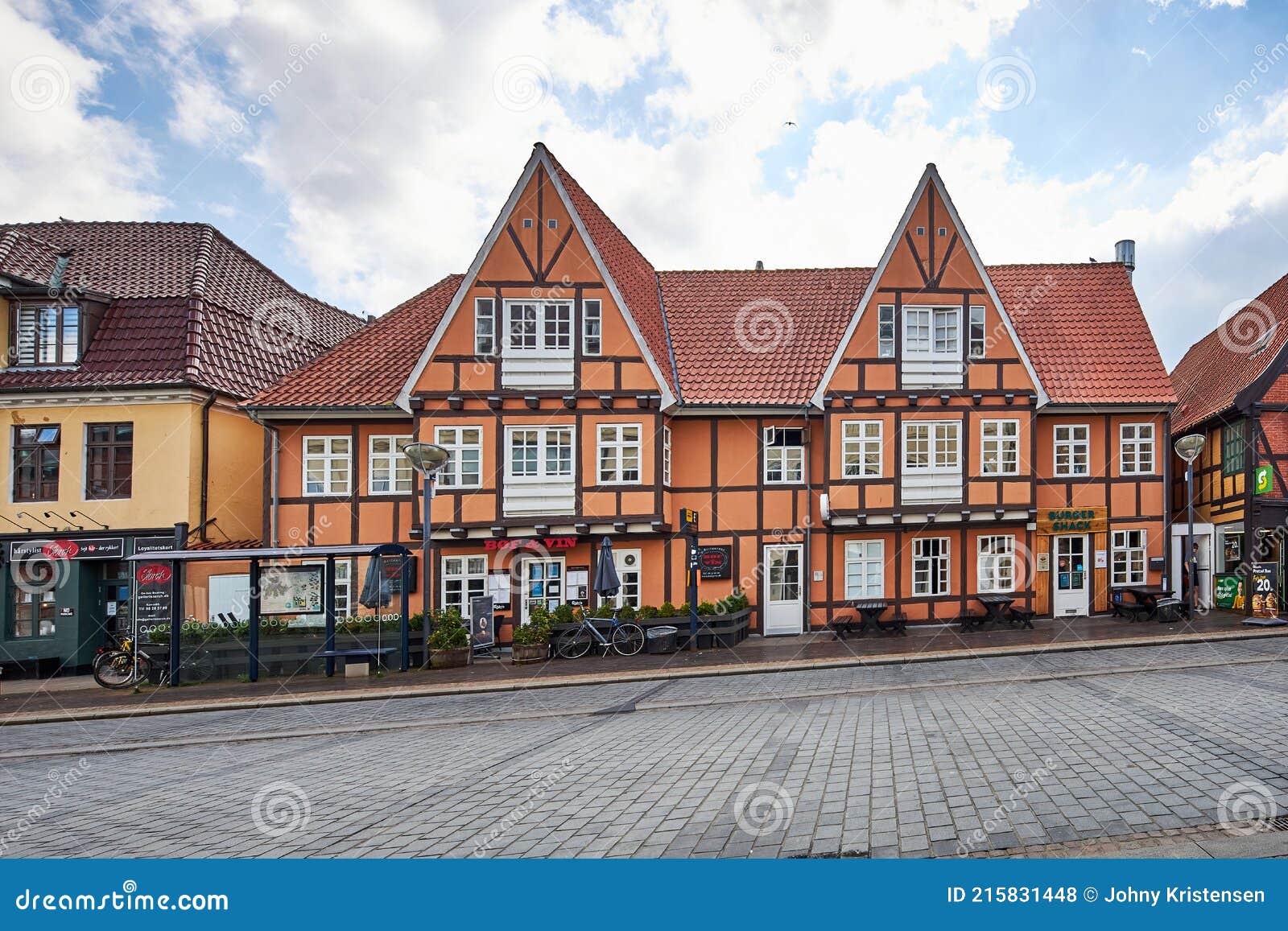 Old Scandinavian Building Structure on Road Stock Photo - Image of ...