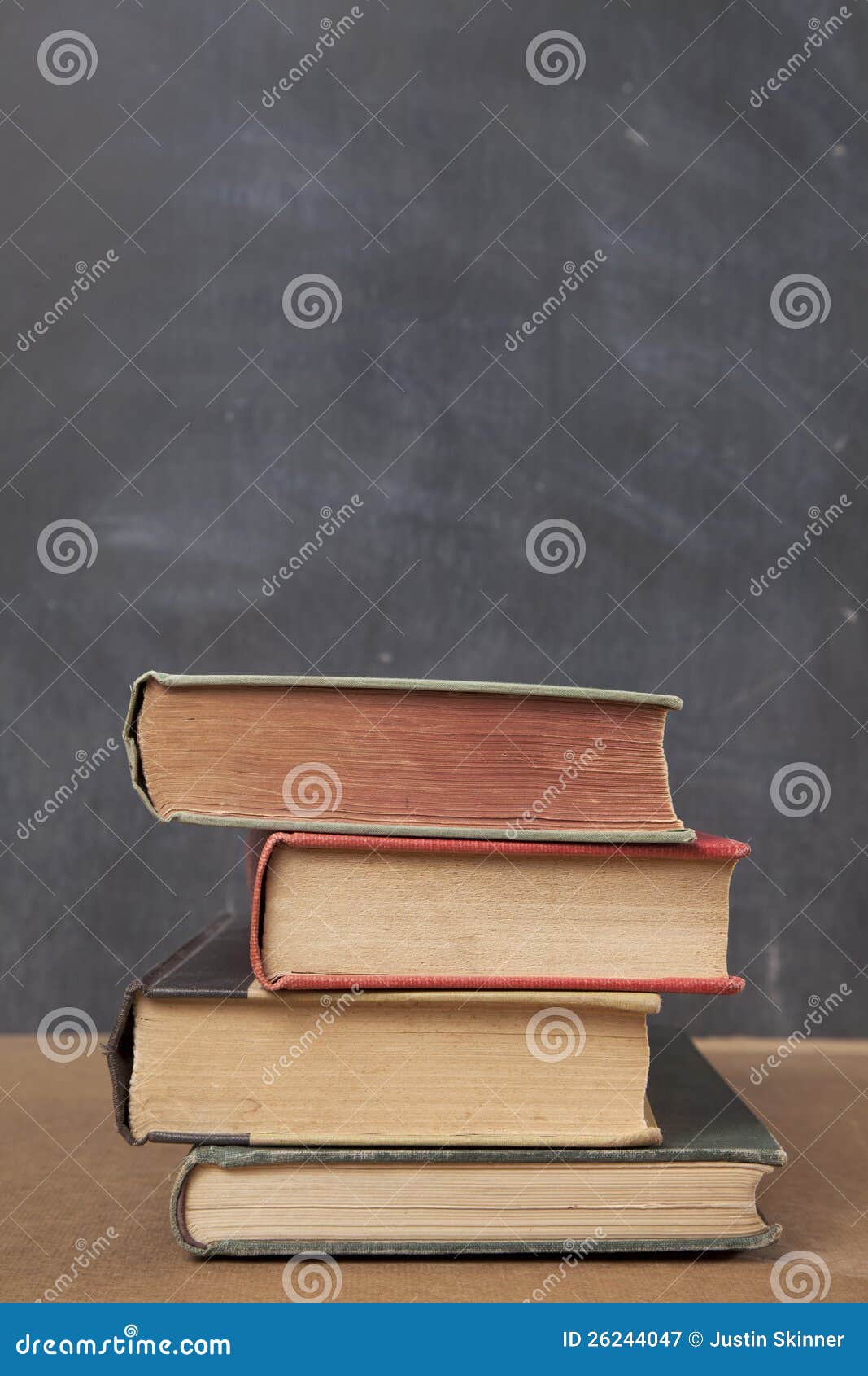 Old School Books Stacked stock image. Image of education - 26244047