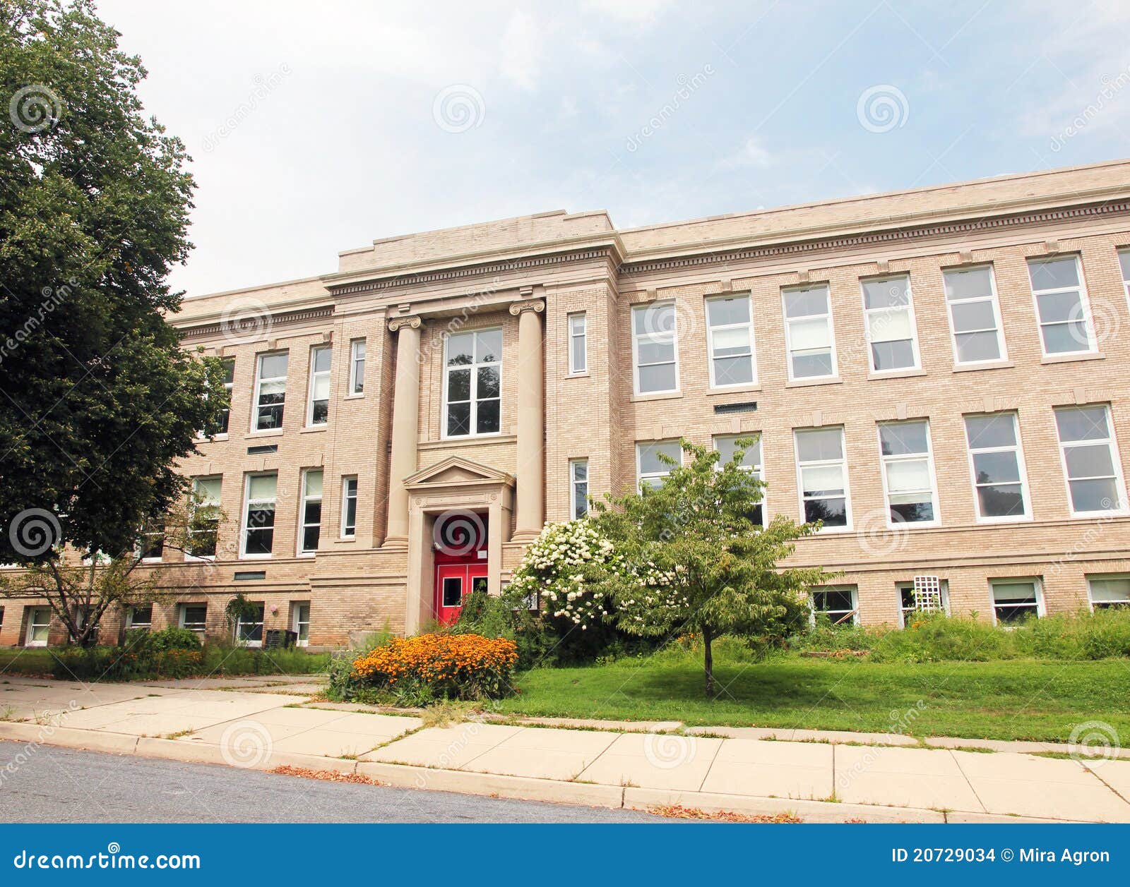Old School Building stock photo. Image of stones, school - 20729034
