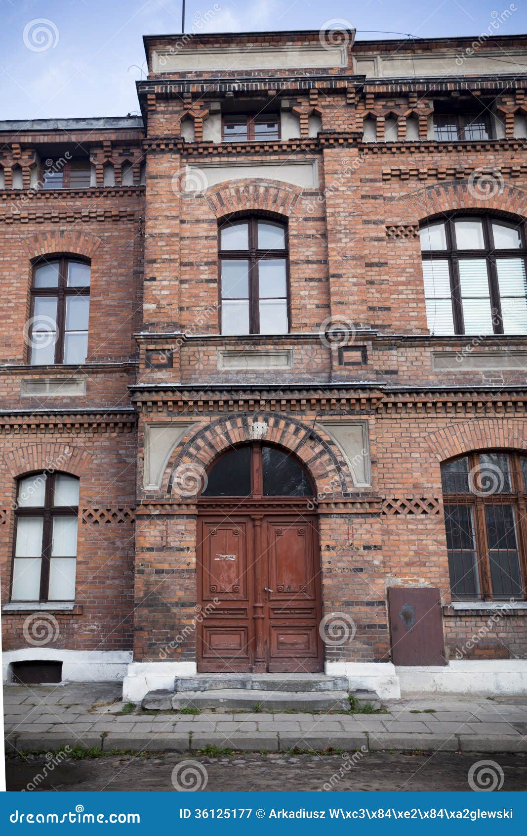 Old school building stock image. Image of windows, building - 36125177