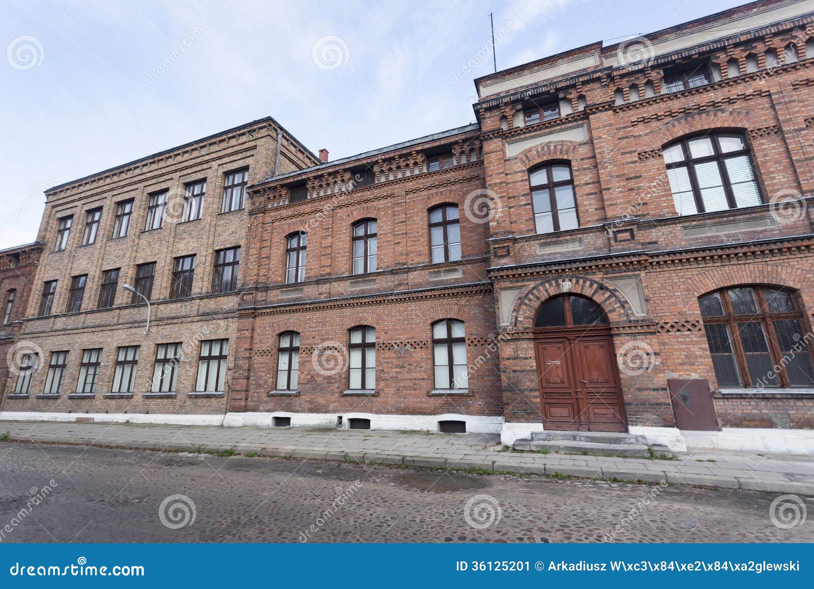 Old school building stock image. Image of building, rust - 36125201
