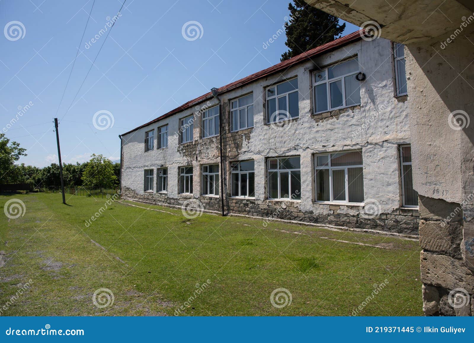 The Old School Building Which is Now Completely Dilapidated and ...