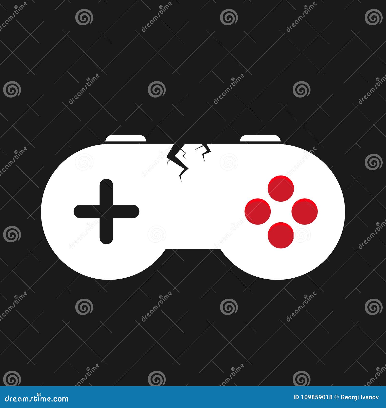 Silhouette Set Of Cracked Bowl And Brush. Outline Icon Of Kintsugi ...