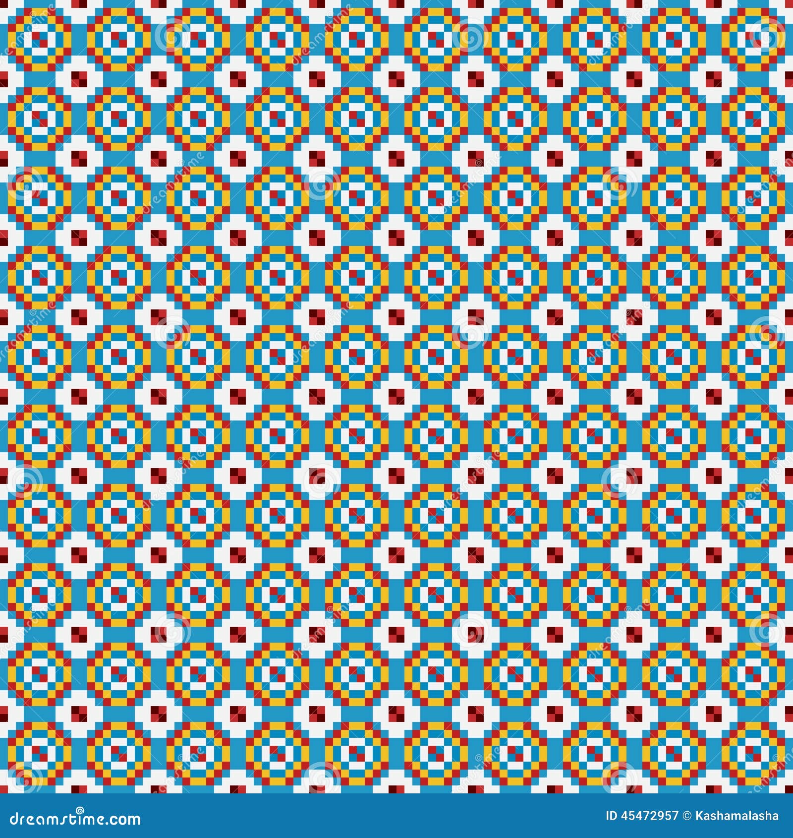 Old School Game Style Tiled Background, Retro Arcade Decor Stock Vector ...