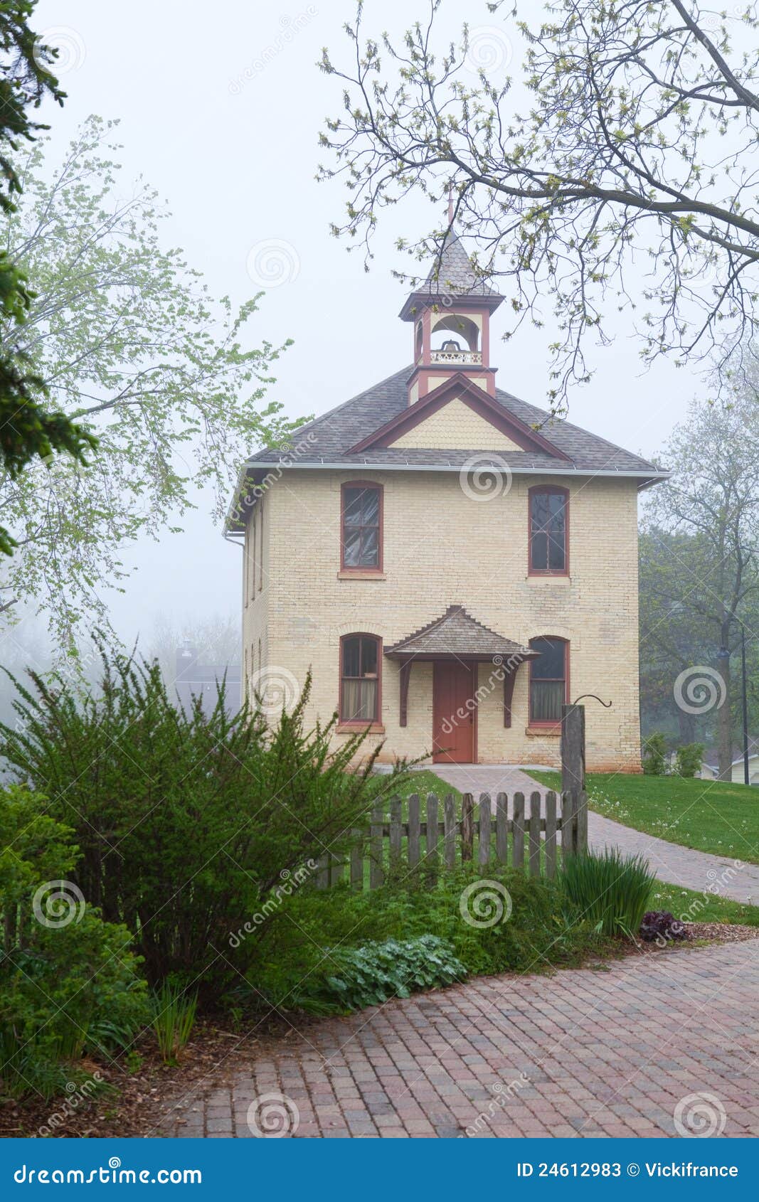 Old School House stock image. Image of school, antique - 24612983