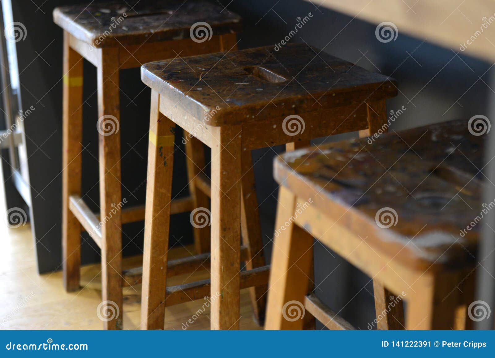 Old school lab stools stock image. Image of antiques - 141222391