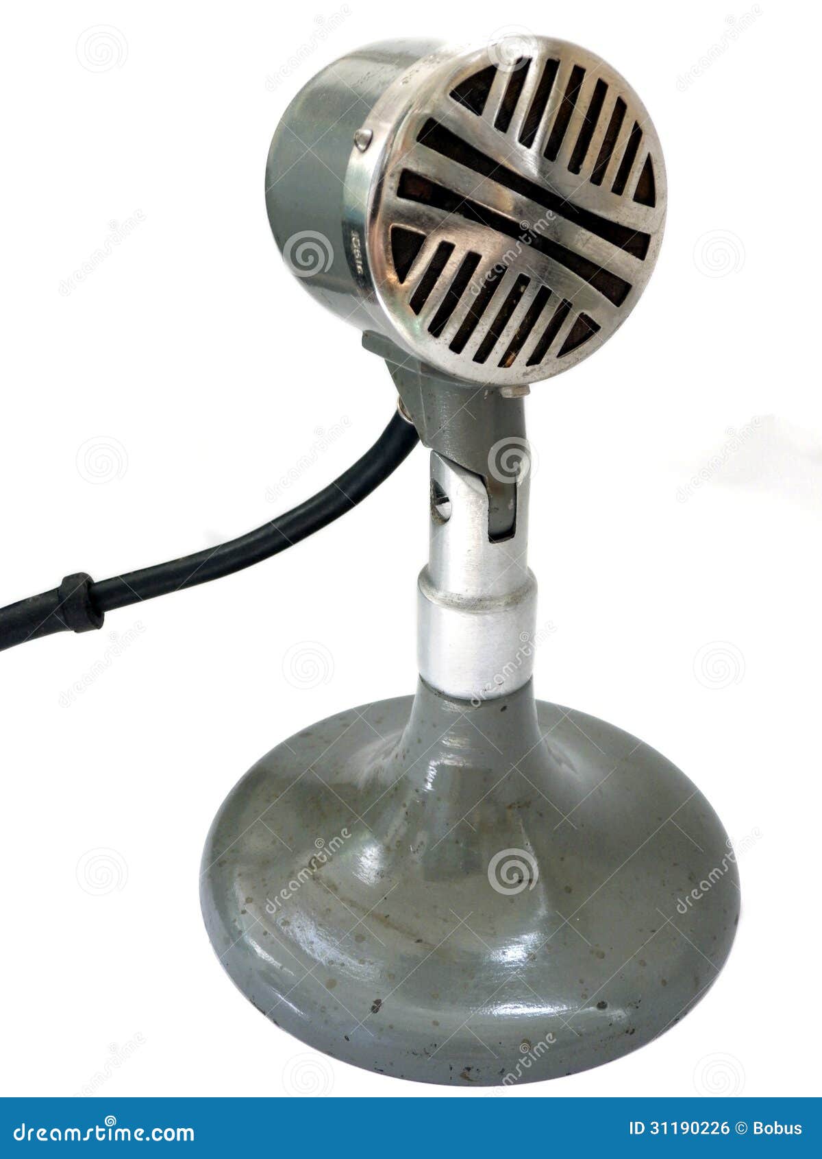Old School Microphone Royalty Free Stock Image - Image: 31190226