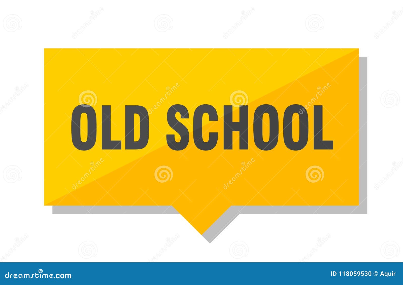 Old school price tag stock vector. Illustration of yellow - 118059530
