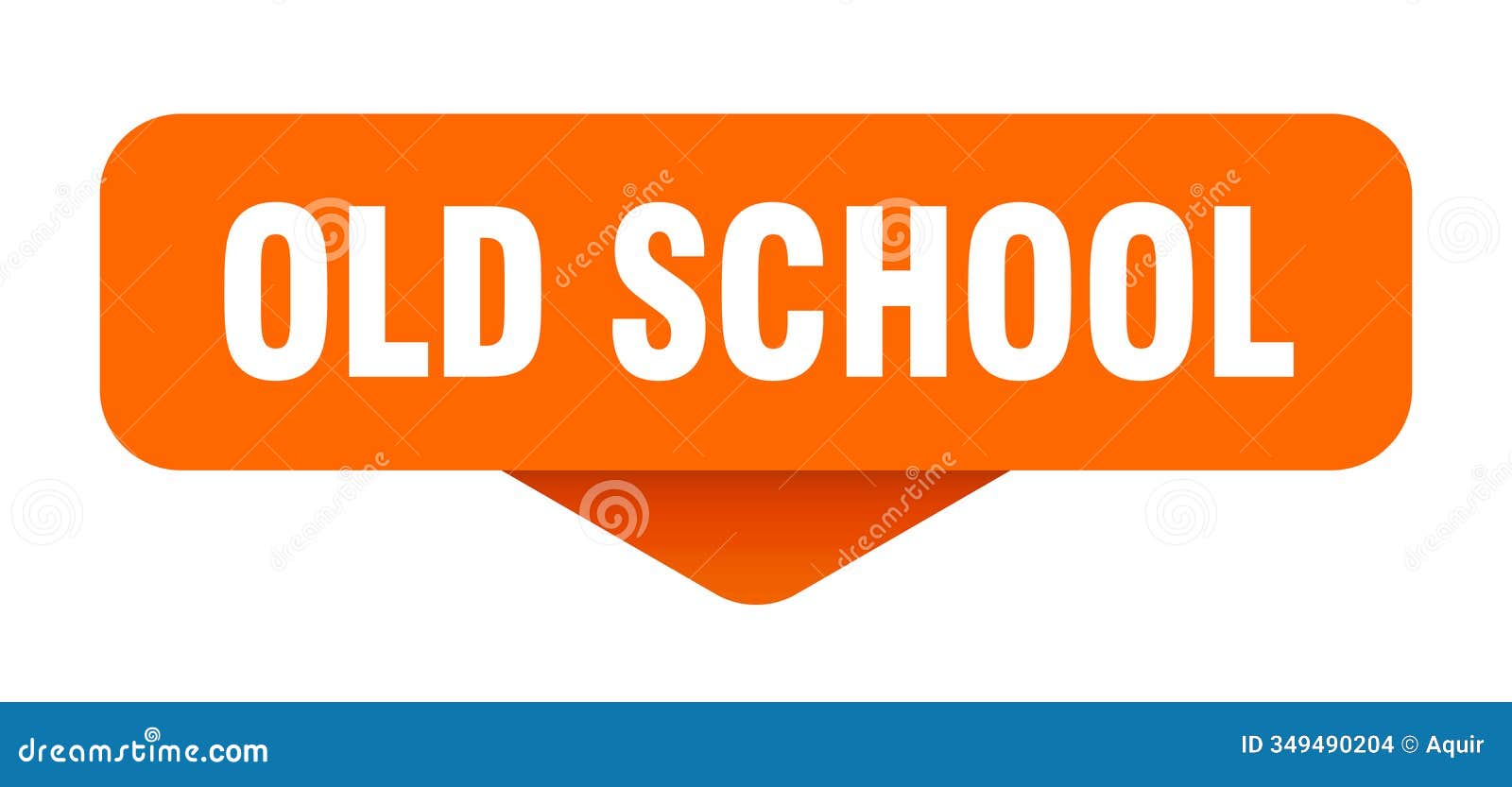 Old School Sticker. Old School Sign On Transparent Background Vector ...