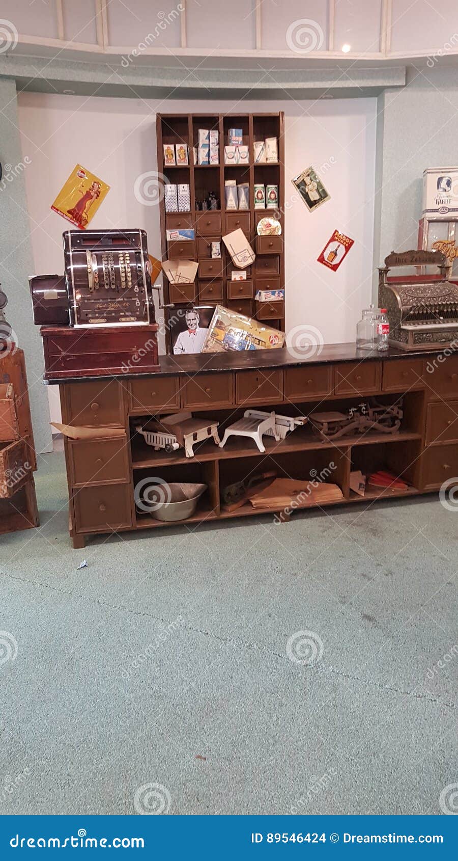 Old-school Store Cash Desk German Editorial Stock Image - Image of ...