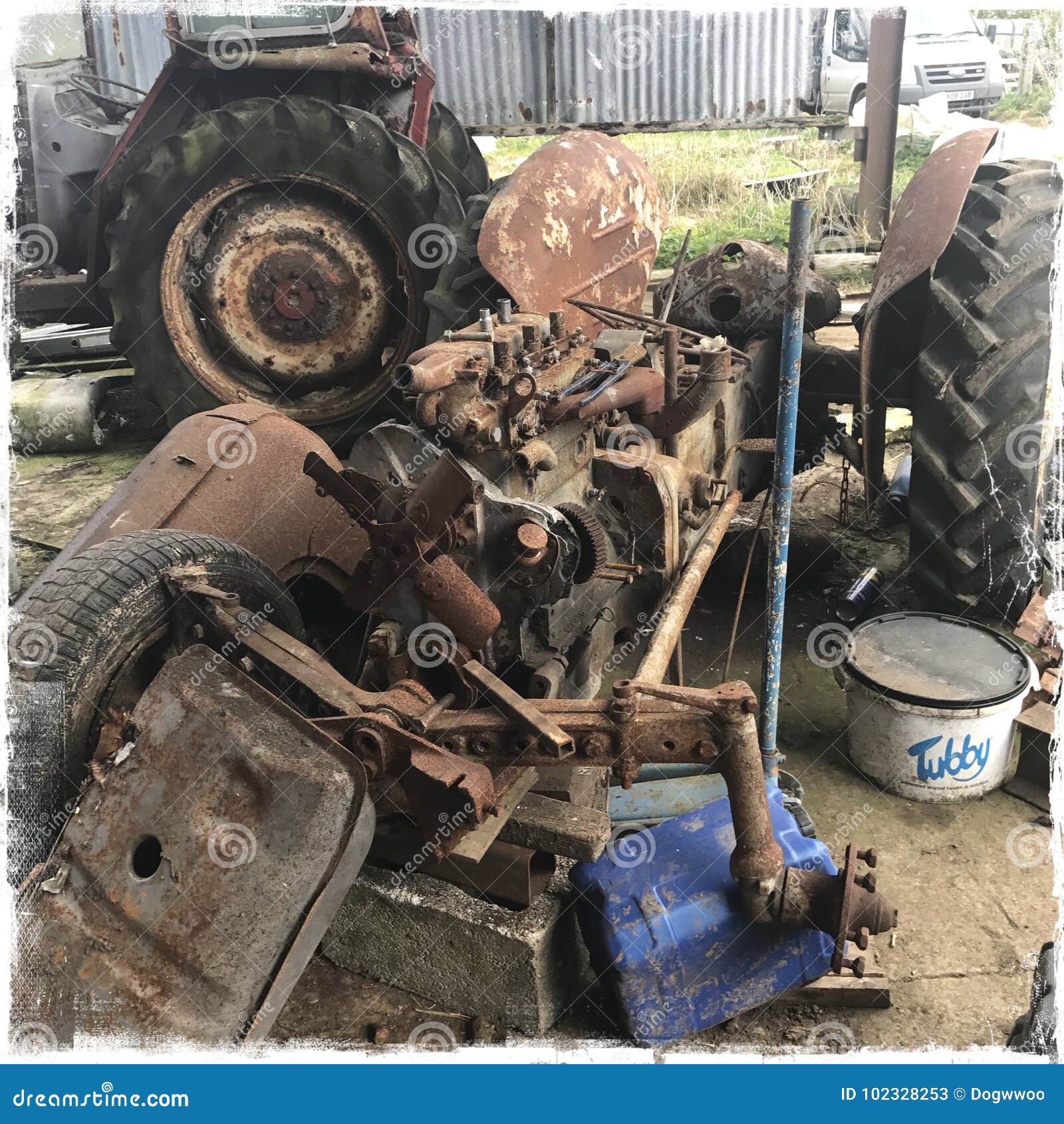 Farm machinery stock image. Image of black, awkward - 102328253