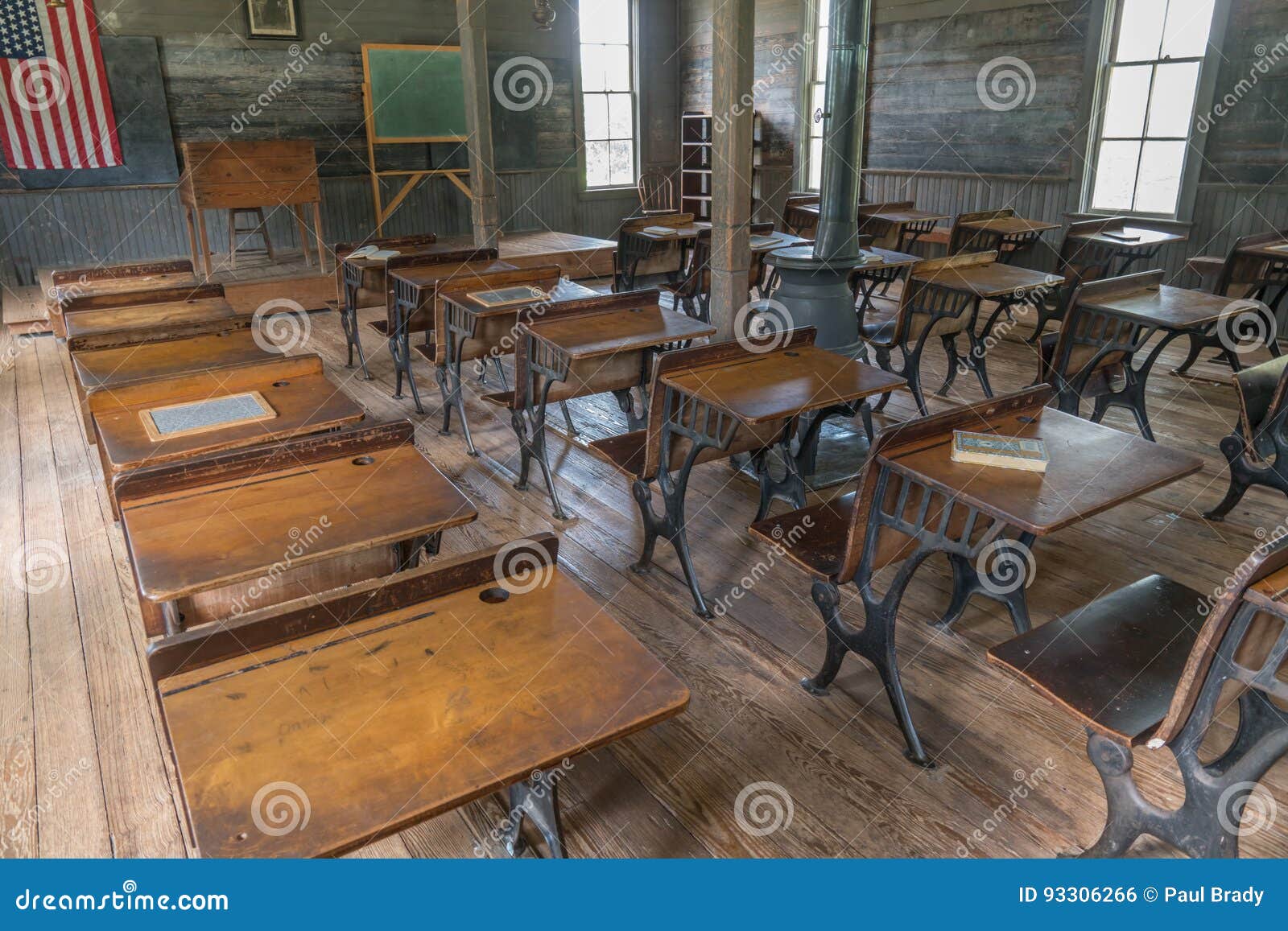 Old Schoolhouse Classroom stock photo. Image of house - 93306266