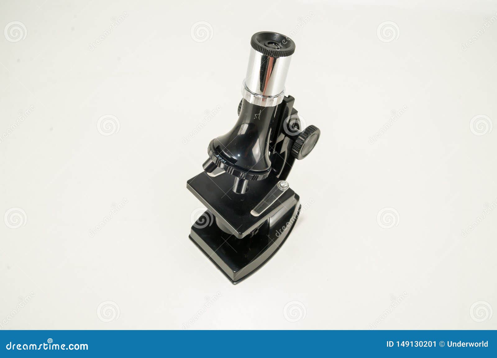 An Old Scientific Microscope Stock Image - Image of experiment ...