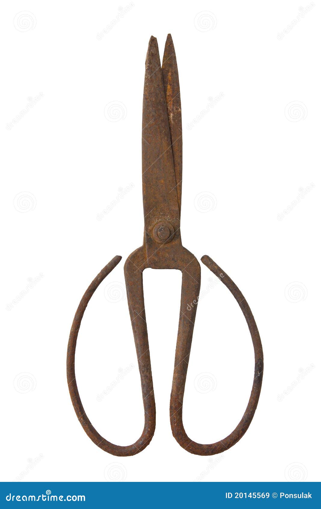 Old Scissors stock image. Image of rusty, vintage, steel - 20145569